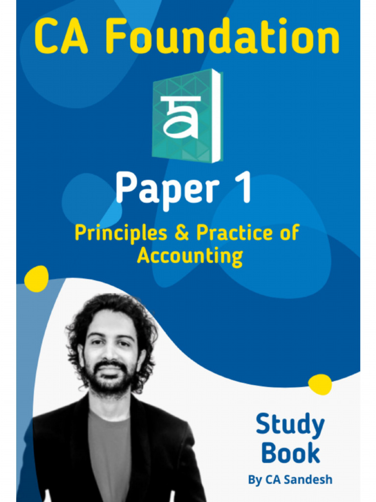 CA Foundation Accounts Notes 2023 | PDF