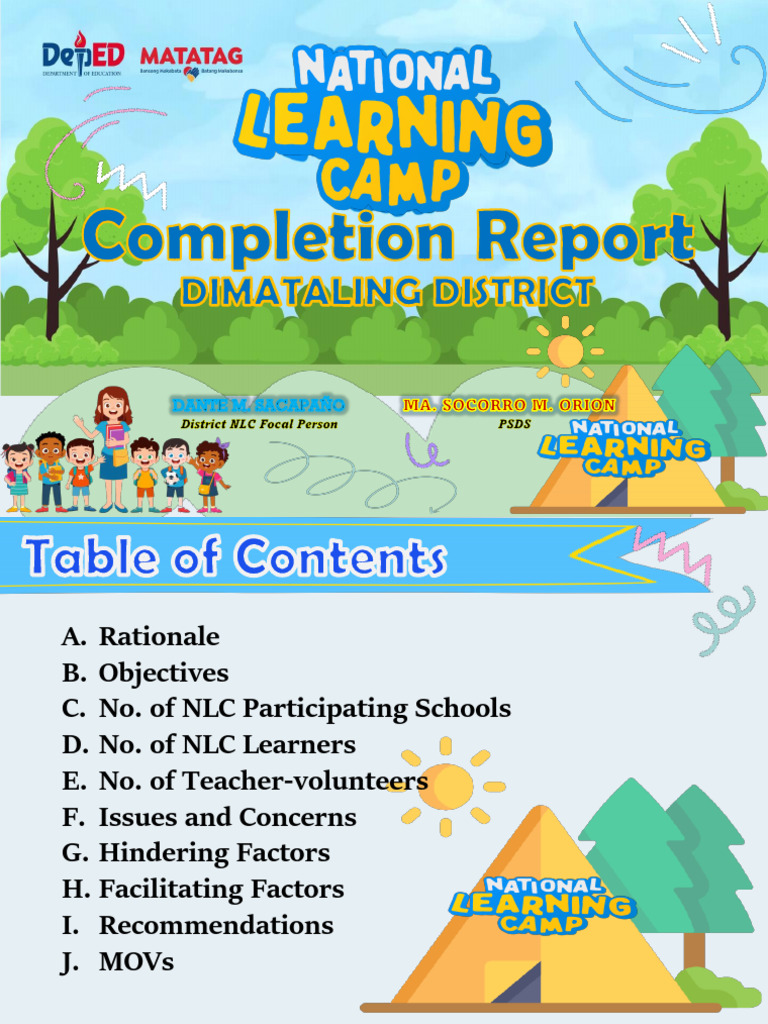 Dimataling NLC 2023 ACR | PDF | Learning | Collaboration