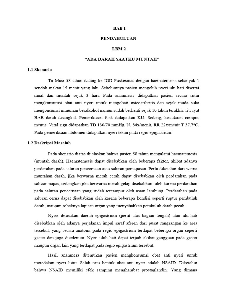 Laporan SGD LBM 2 - Digestive 2 | PDF