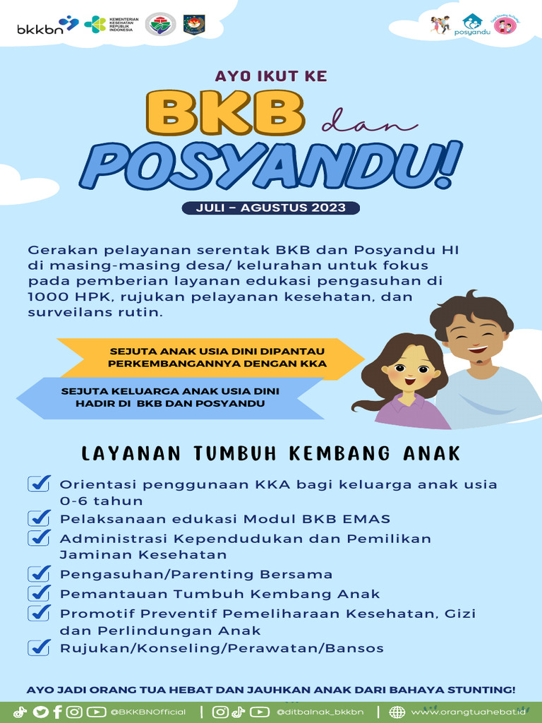 Poster Ayo Ikut Ke BKBPosyandu (Instagram Story) | PDF