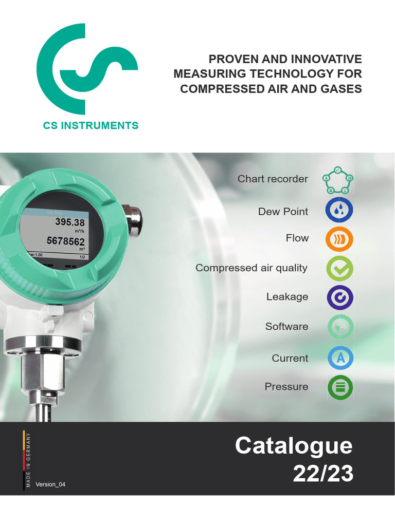 Compressed Air Measurement Solutions | PDF | Flow Measurement | Sensor