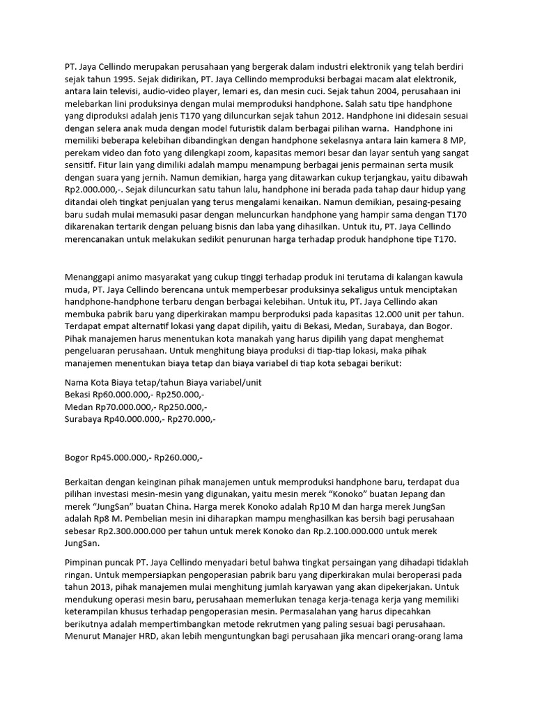 Contoh Soal TAP | PDF