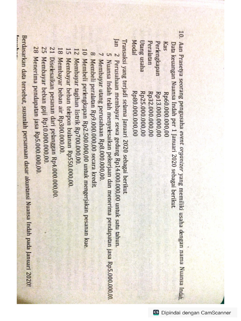 Tugas Persamaan Dasar Akt. 2 | PDF