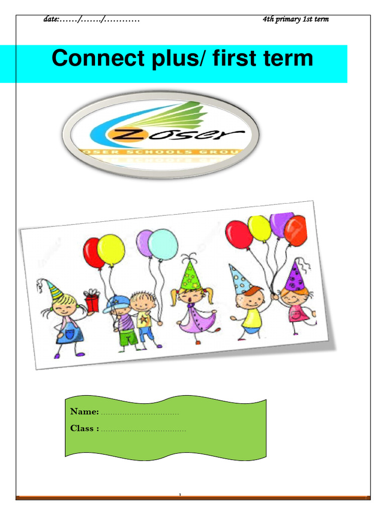 9 Copy - Prim4 - Connect Plus (First Term) 2023 - 2024-1 | PDF | Career ...