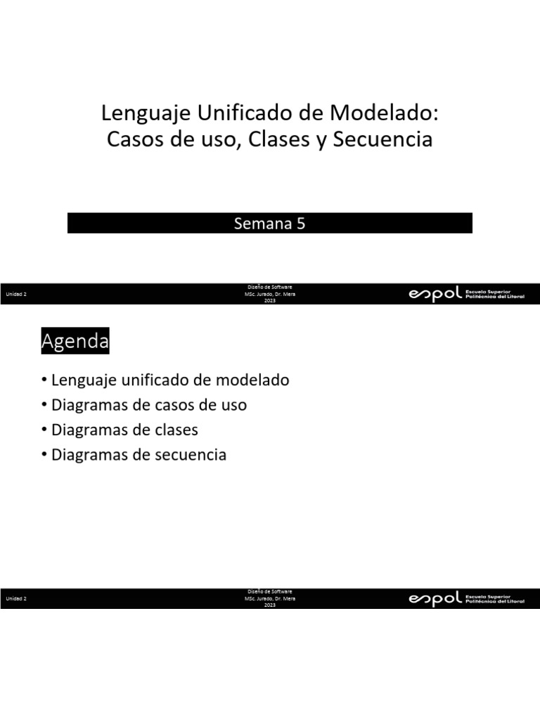 05 Lenguaje Unificado Modelado | PDF | Lenguaje de modelado unificado | Caso de uso