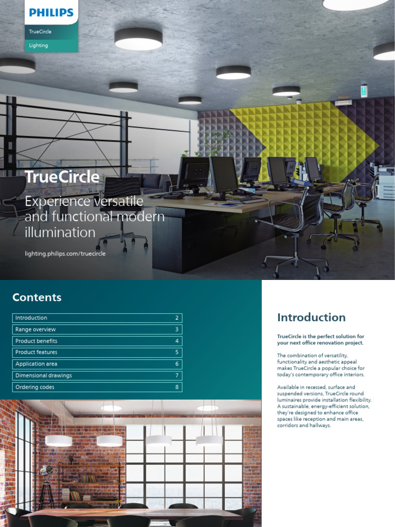 TrueCircle Digital Brochure | PDF | Lighting | Philips