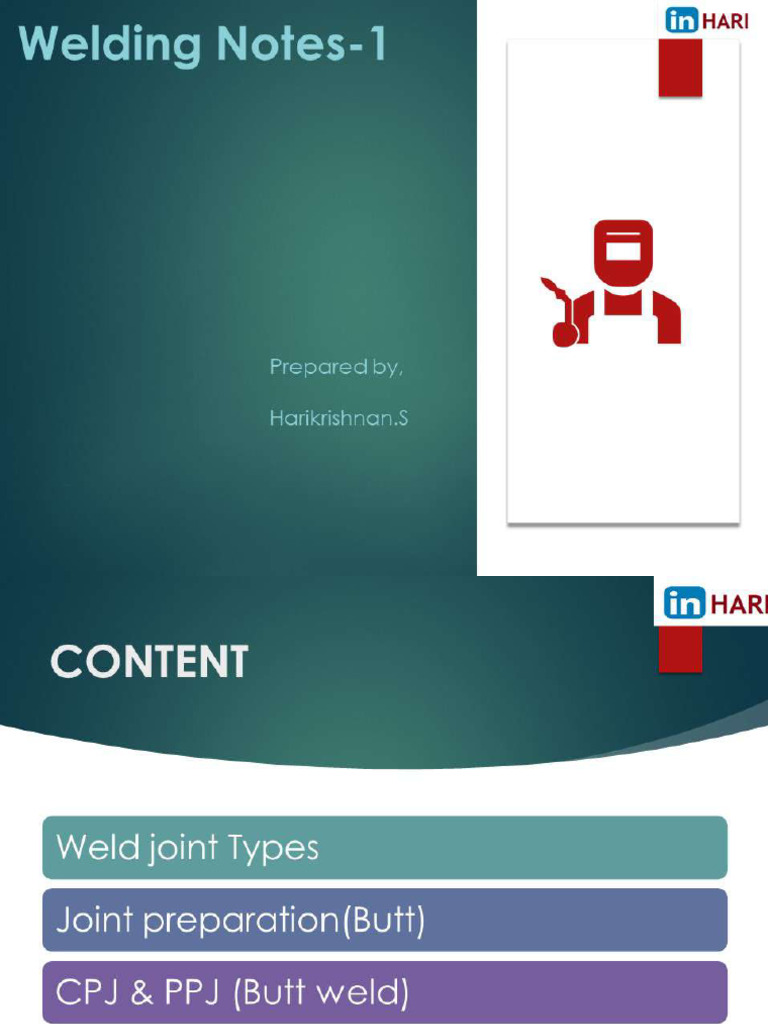 Welding Notes-1 | PDF