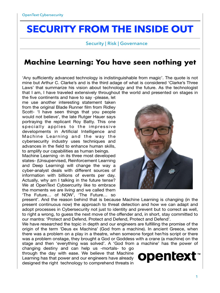 Machine Learning You Have Seen Nothing Yet 1692167810 | PDF | Machine Learning | Computer Security