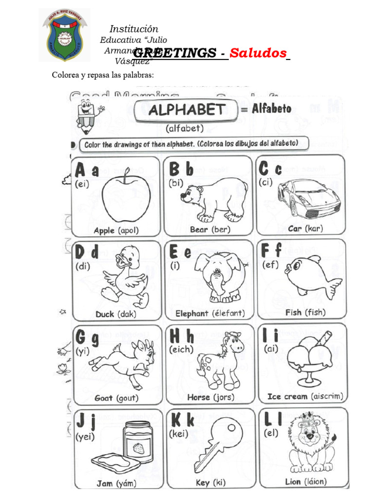 INGLES 4 GRADO | PDF