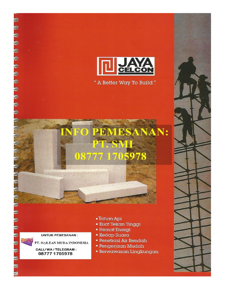 Brosur Bata Ringan | PDF