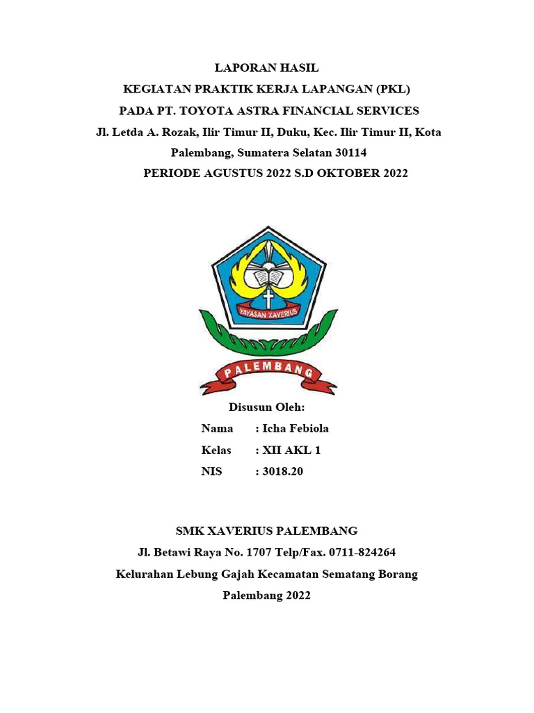 Laporan PKL Icha Taf | PDF