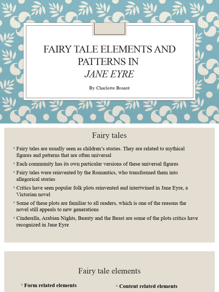 Fairy Tale Elements in Jane Eyre | PDF | Fairy Tales | Sky