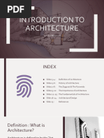 Introduction To Architecture | PDF | Design