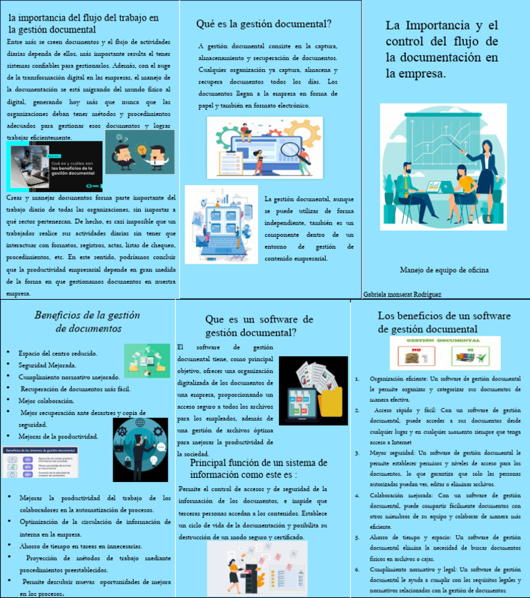 Triptico | PDF | Gestión de registros | Software
