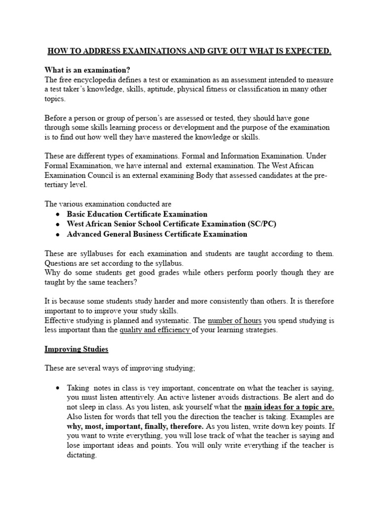 Examination | PDF | Cognition | Cognitive Science