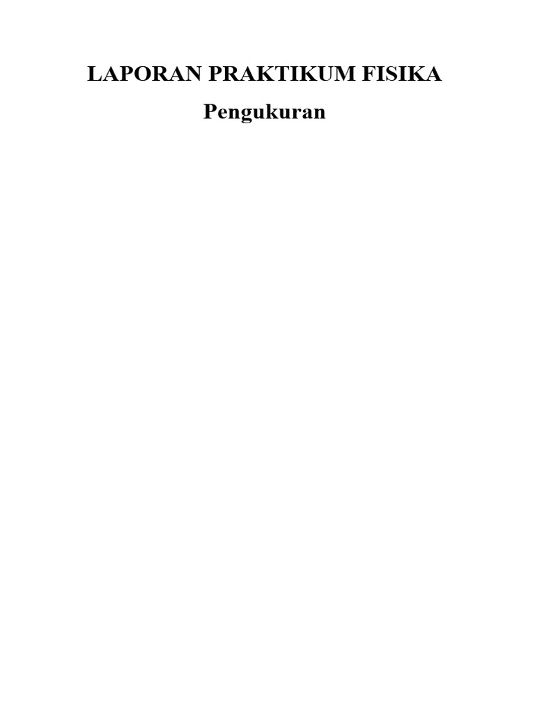 Laprak Fisika | PDF