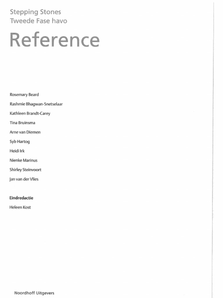 Grammar Reference Katern | PDF