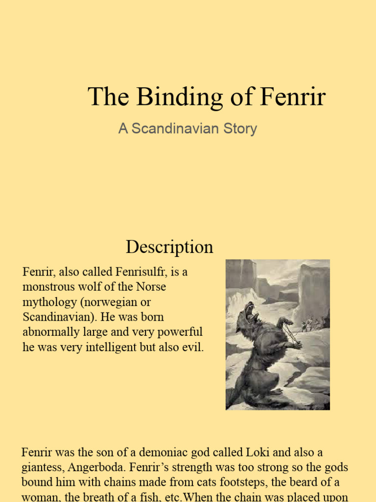 The Binding of Fenrir: A Norse Tale | PDF | Religion & Spirituality ...