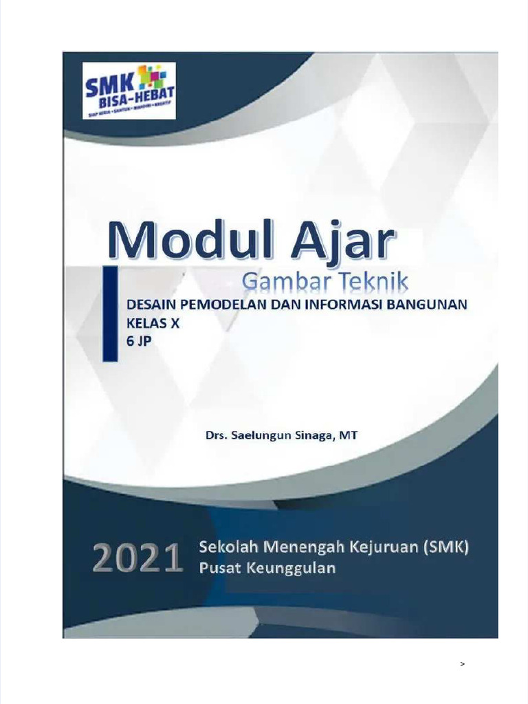 Modul Ajar Gambar Teknik Dasar | PDF