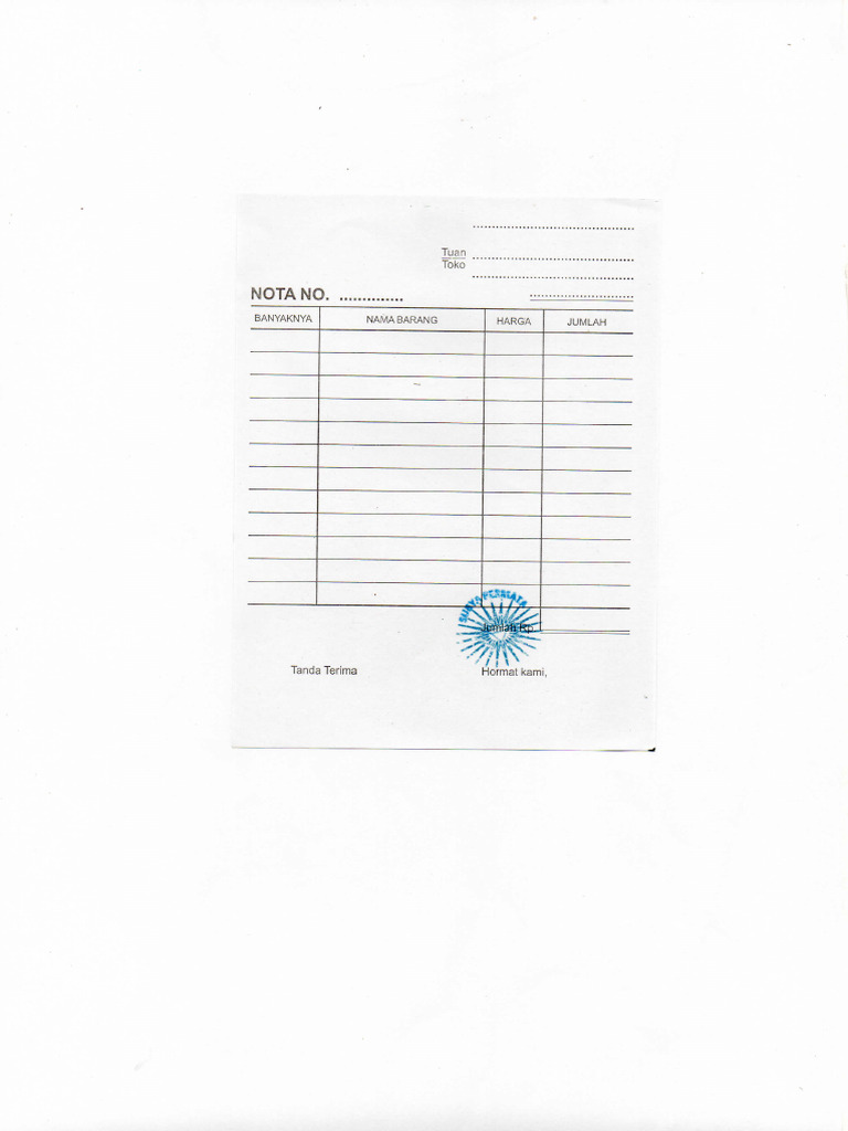 Faktur Template | PDF