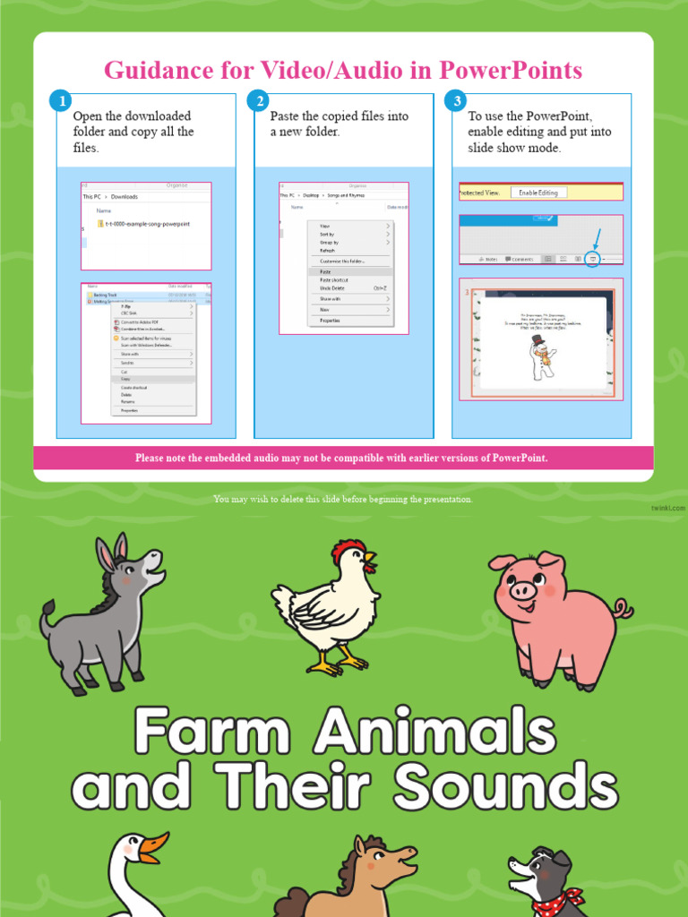 Farm Animals Sounds and Activities | PDF