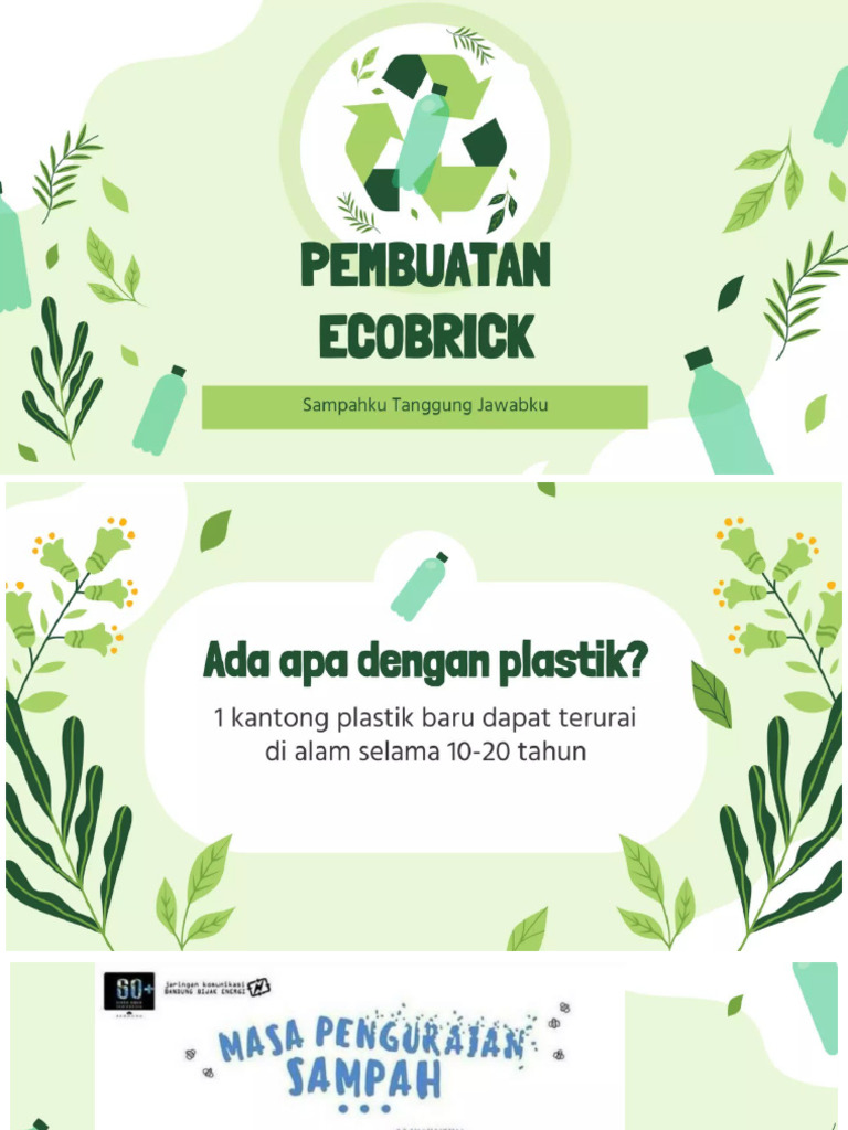 Pembuatan Ecobrick | PDF
