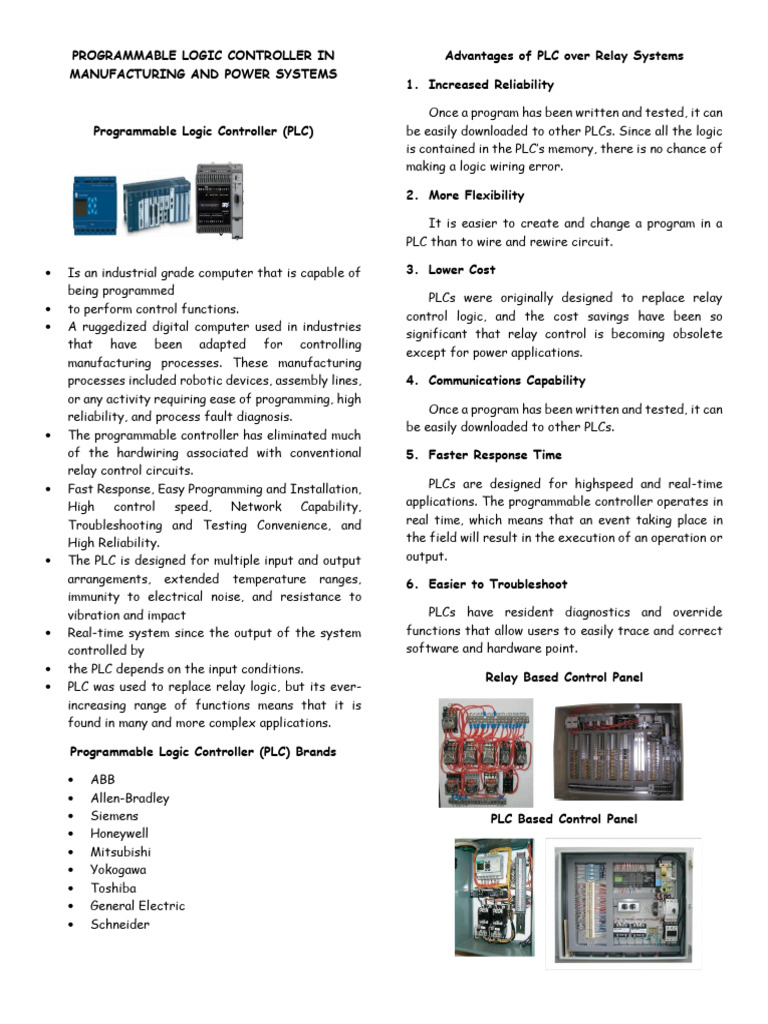 Chapter 1 4 | PDF | Programmable Logic Controller | Relay
