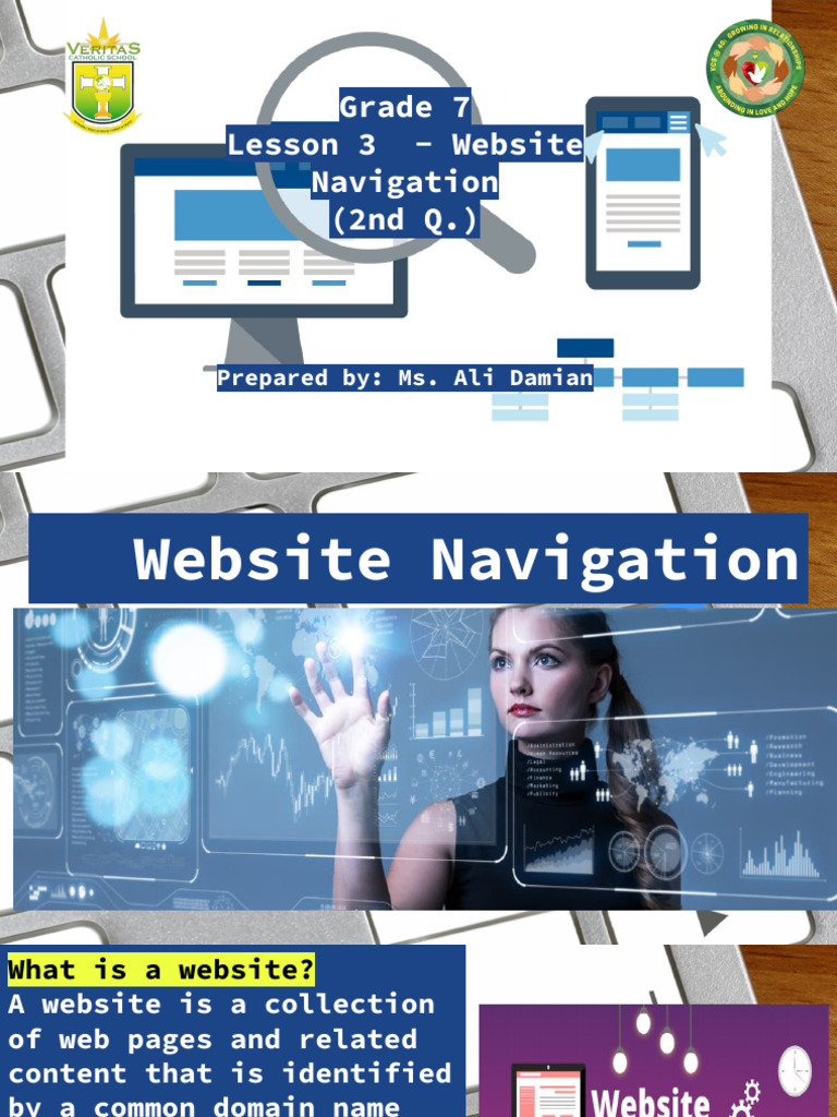 Grade 7 Lesson 3 Website Navigation (2nd Q.) | PDF