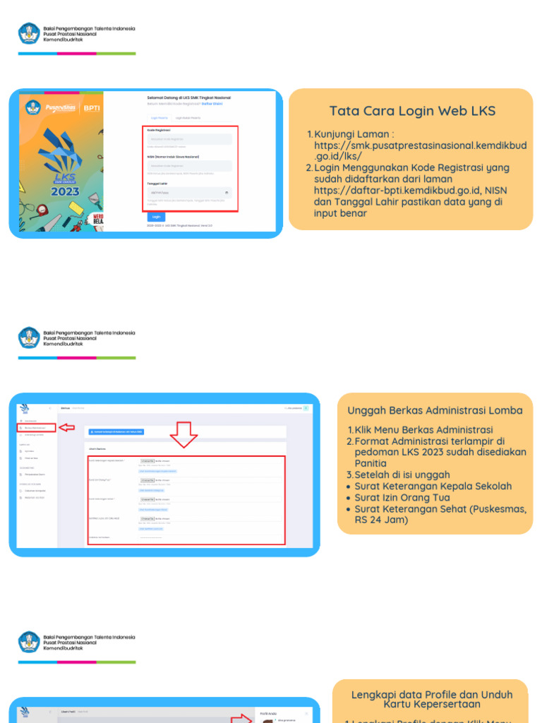 Cara Daftar LKS Tahun 2023 | PDF | Bisnis