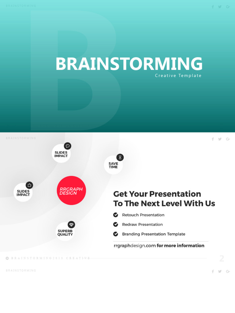 Brainstorming Creative - Freemium Template | PDF | Tullii