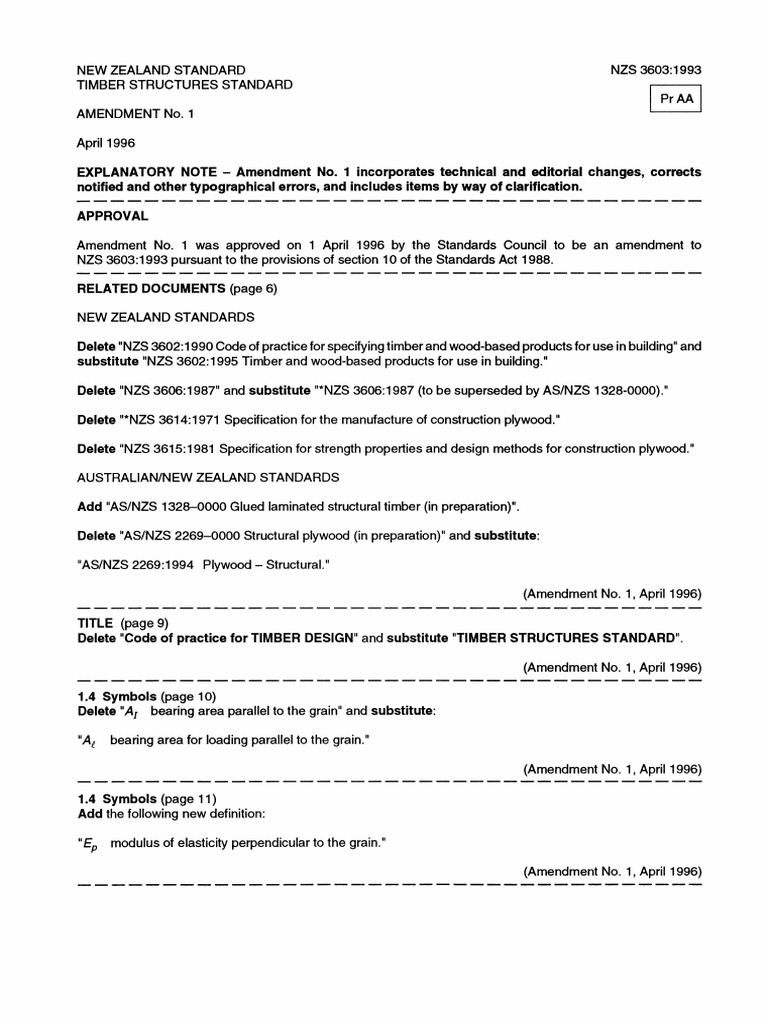 NZS 3603 Timber Structures | PDF