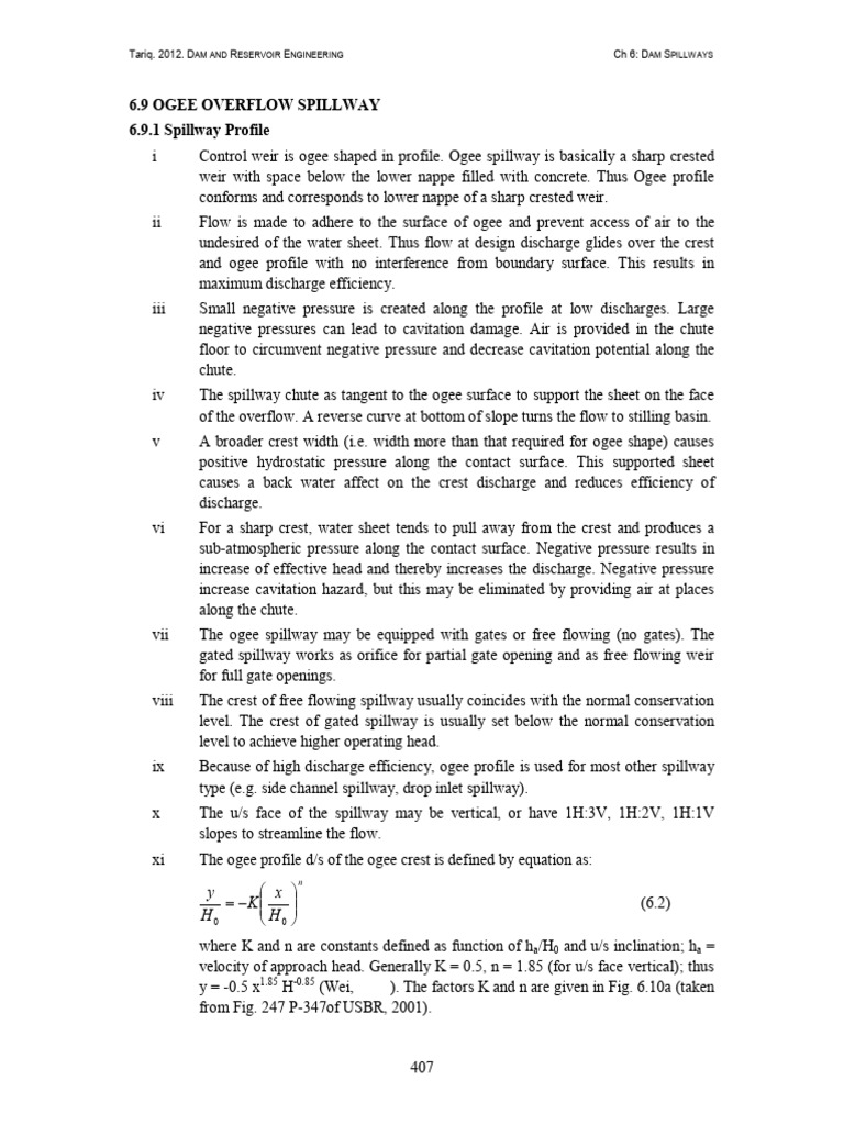 Ogee Spillway | PDF