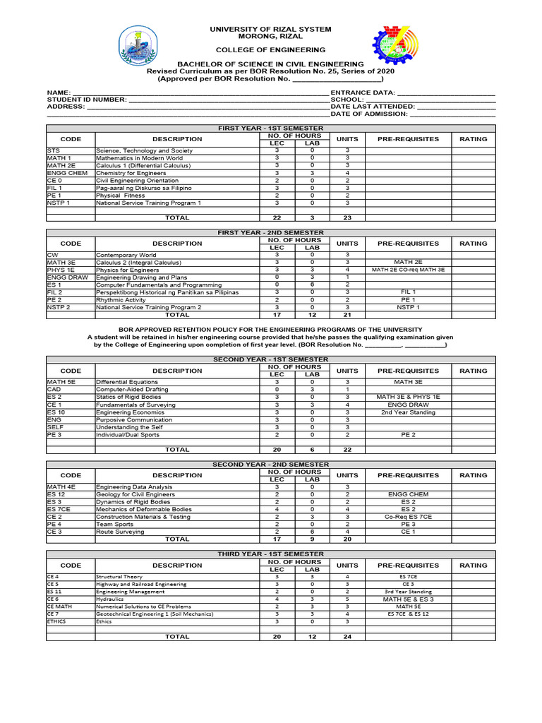 BSCE BOR Approved Prospectus | PDF | Geotechnical Engineering | Engineering