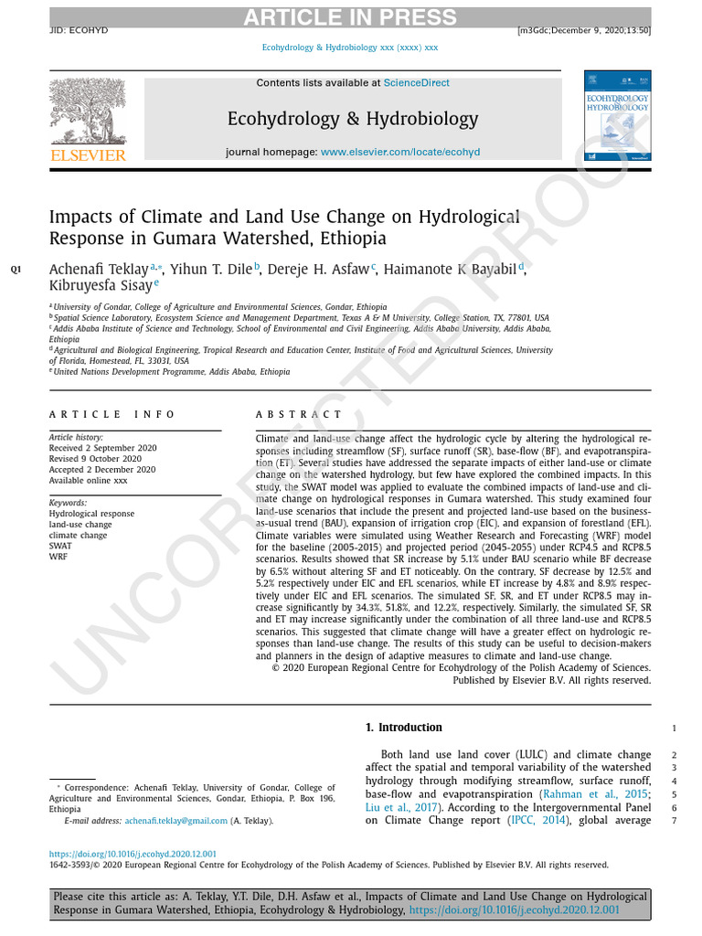 Docu 9 | PDF | Hydrology | Climate