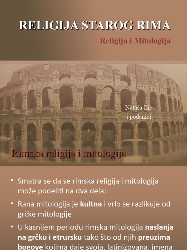 Religija Starog Rima | PDF