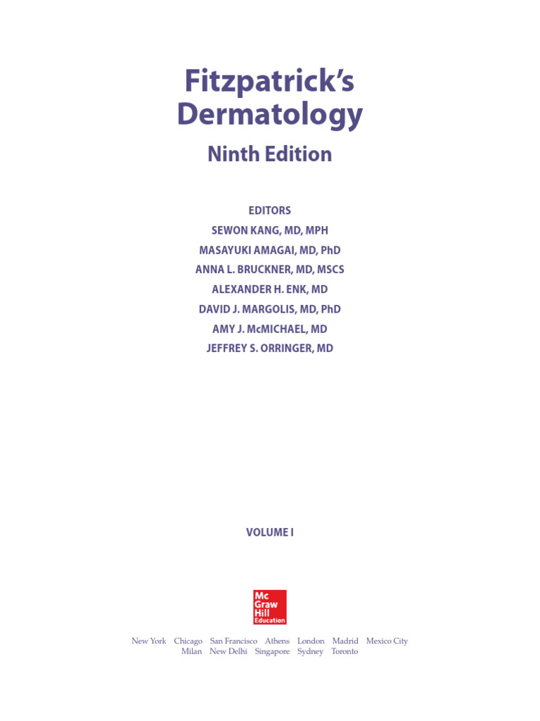 Combine 3 Fitzpatricks Dermatology 9th Edition (PDF - Io) | PDF | Skin ...