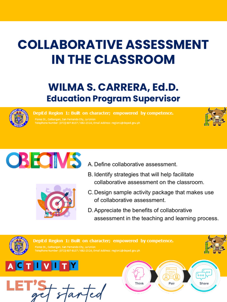 SESSION 8 Collaborative Assessment 2023 | PDF | Learning | Collaboration