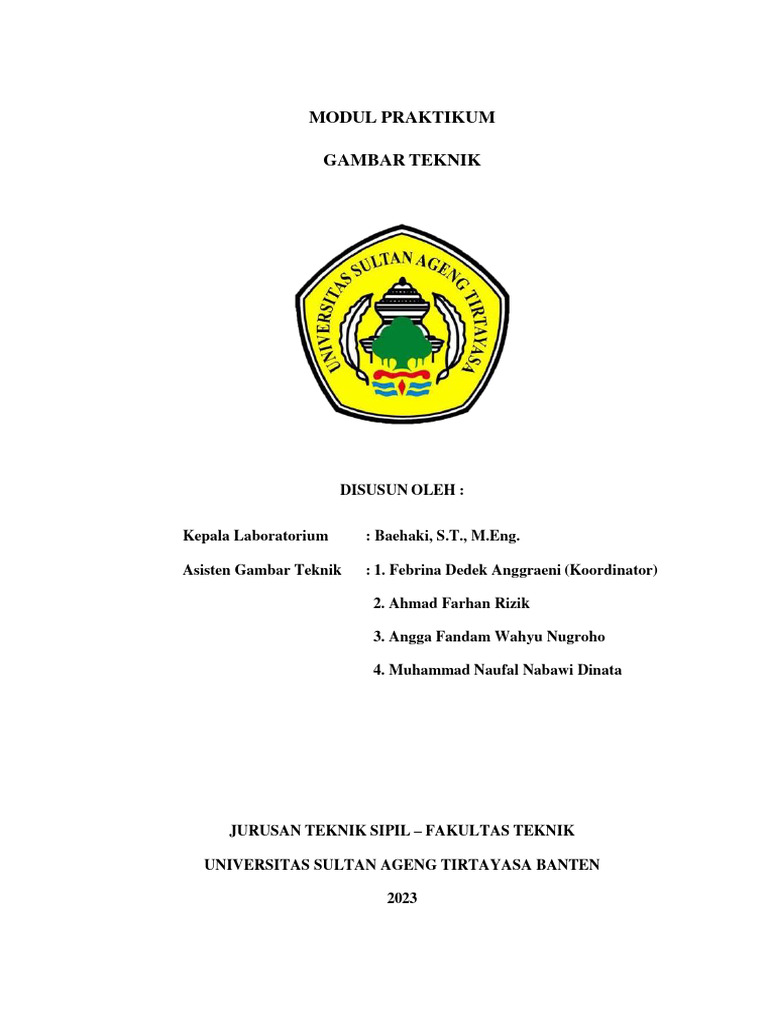 Modul Praktikum Gambar Teknik Sipil | PDF