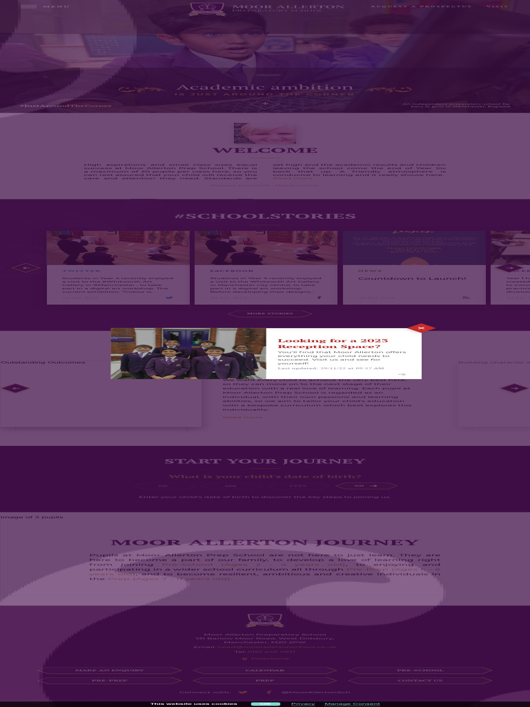 Preparatory School in Manchester - Moor Allerton | PDF