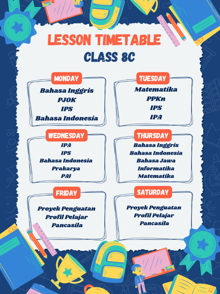 Lesson Timetable | PDF