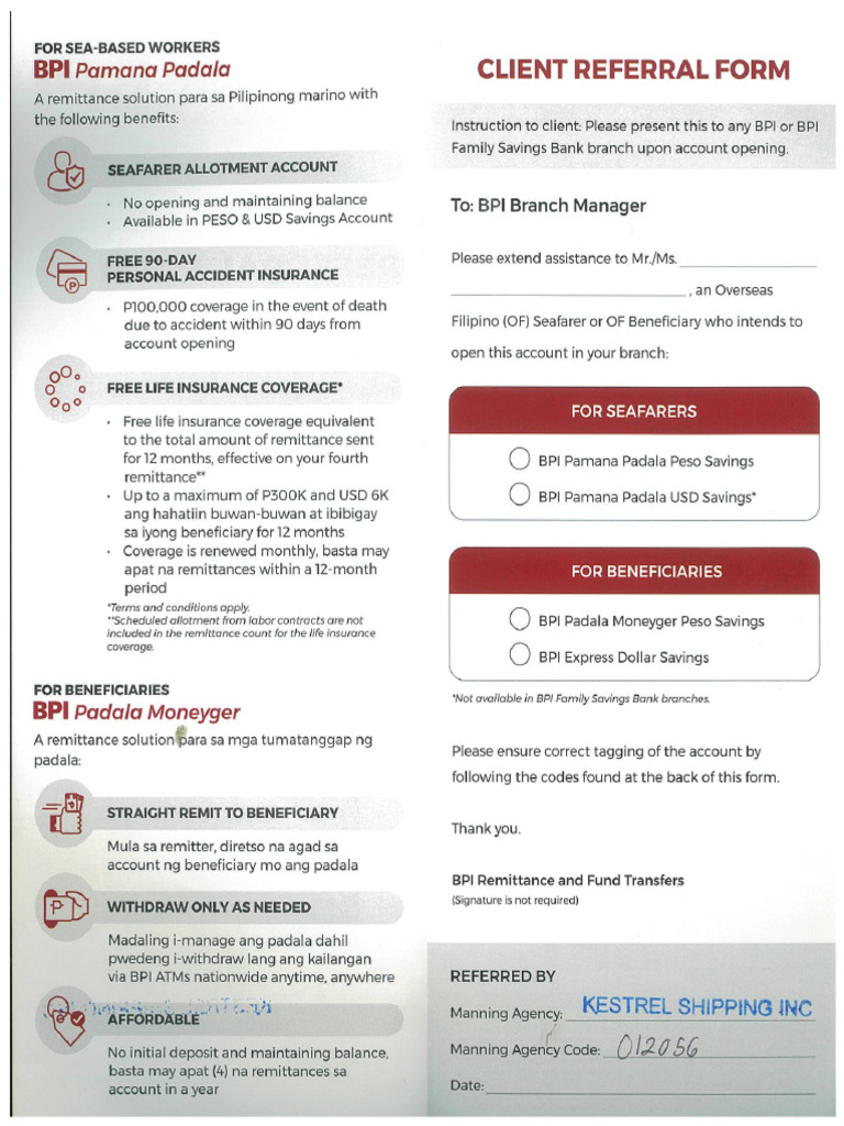 Bpi Referral | PDF