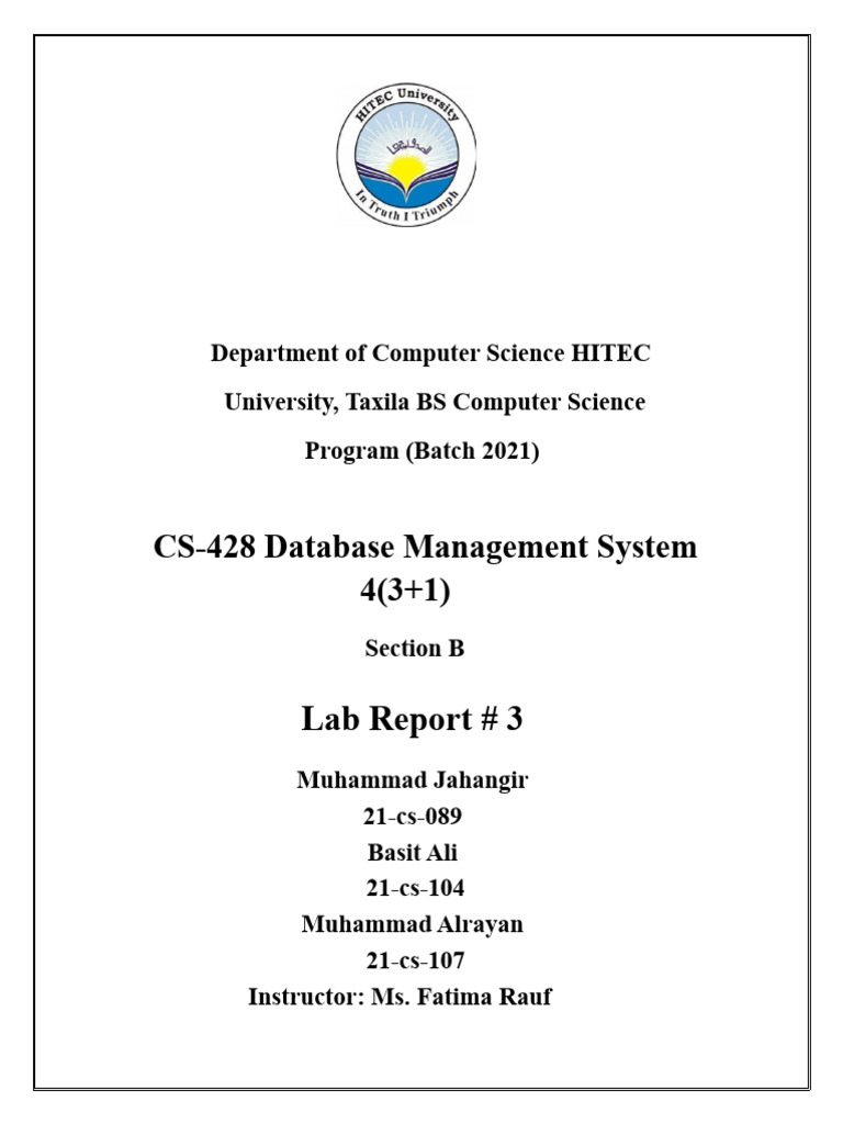 Lab 3 | PDF | Databases | Php