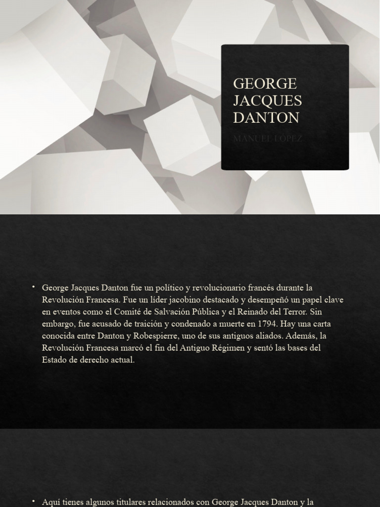 George Jacques Danton | PDF