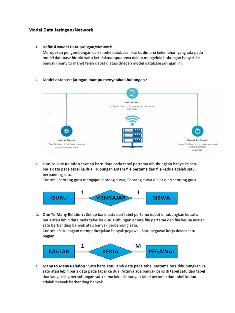 Model Data Network | PDF