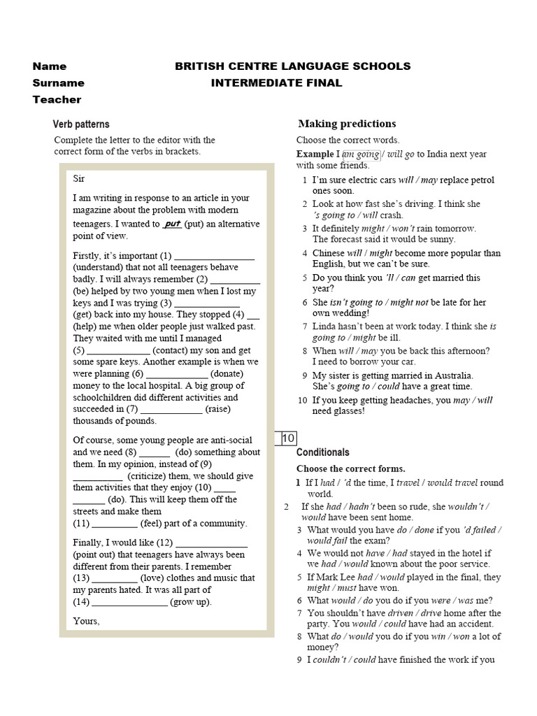 Int Final | PDF | Spa