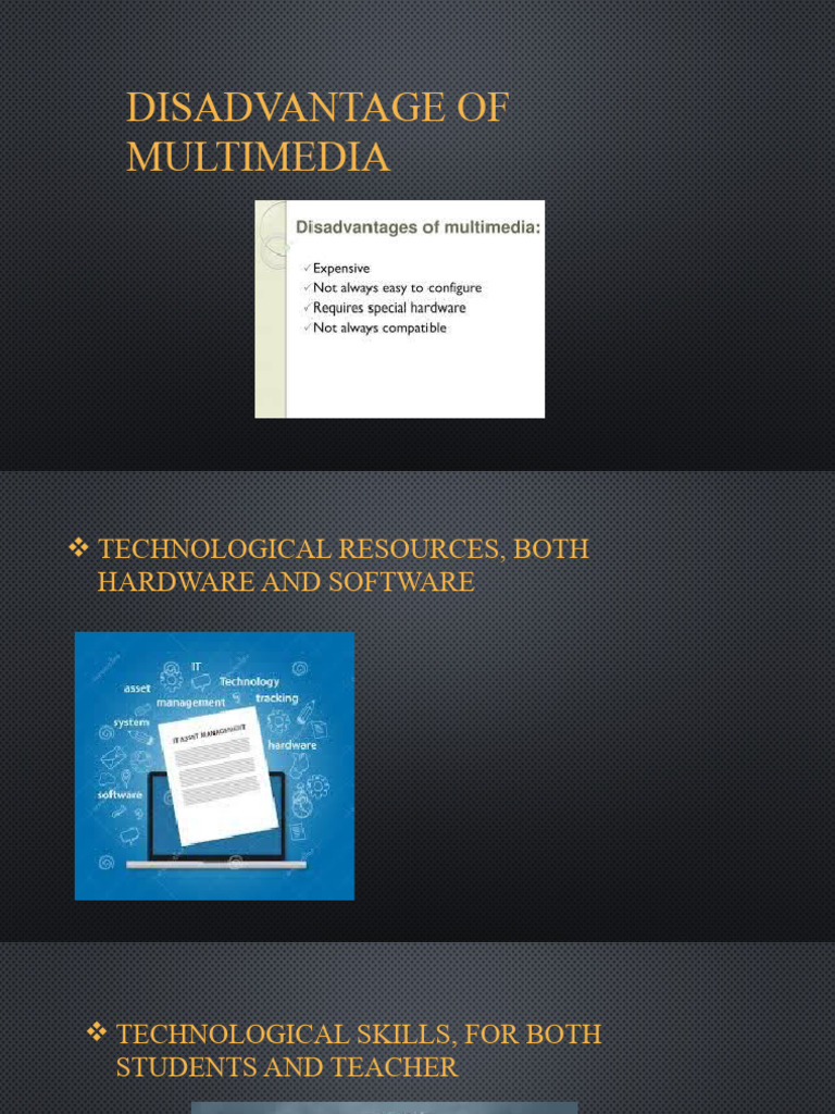 Disadvantages of Multimedia Technology | PDF | Computers