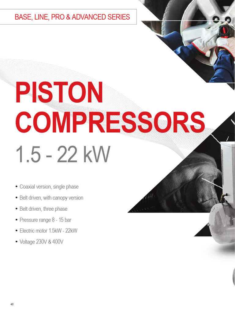 Champion C-Base - C-Line - C-Pro - C-Advanced - C-Silenced - C-Engine Piston Compressors | PDF ...