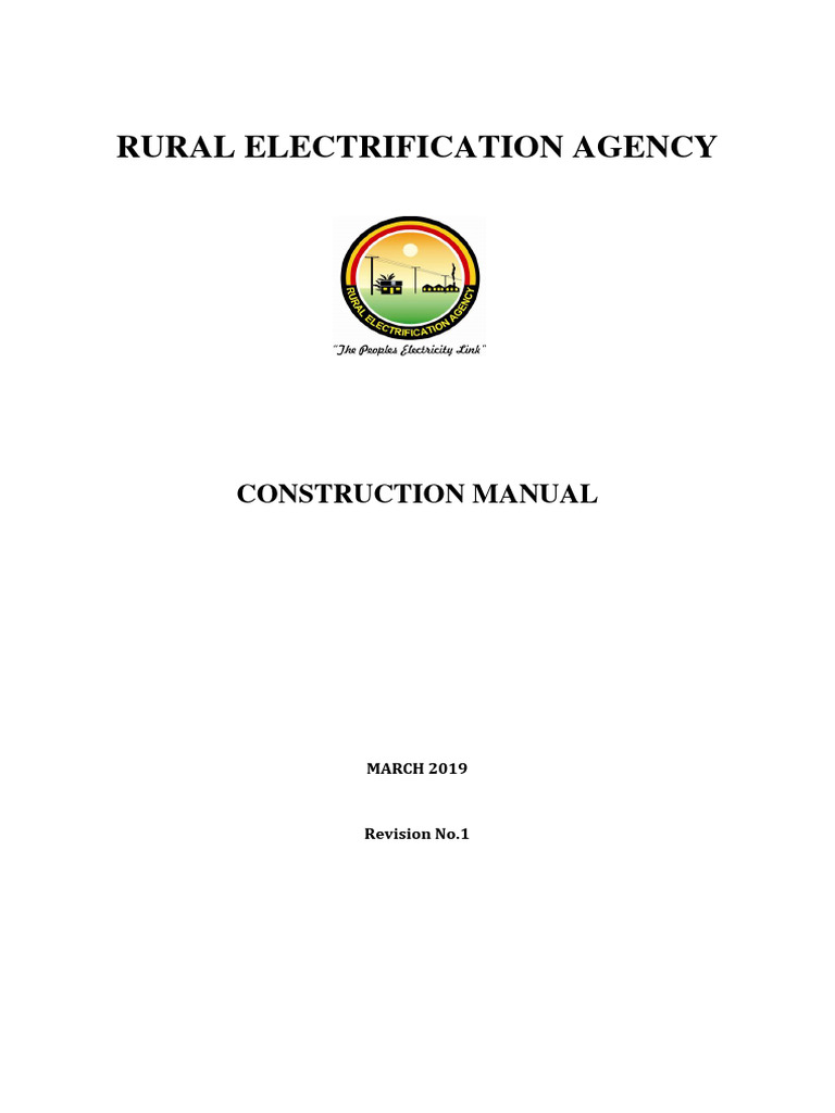 REA Construction Manual 2019 | PDF | Insulator (Electricity) | Fuse ...