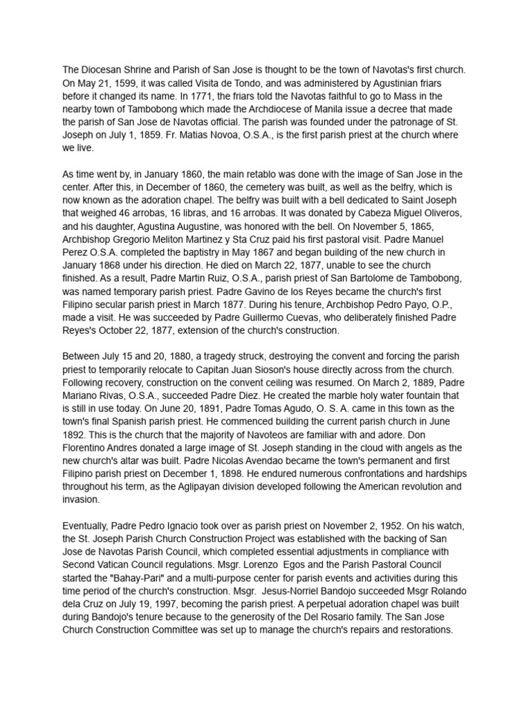 History Script | PDF | Catholic Church