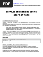 Detailed Design and Engineering Deliverable List | PDF ...